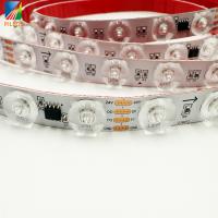 China 24V Digital RGB Flexible LED Strip 48LEDs Copper Body IP20 Rated Smart Strip Lights Diffuse Reflection 12mm PCB LED Lights for sale