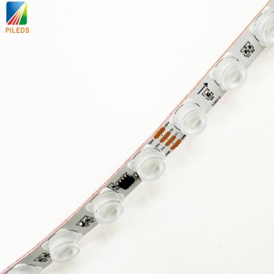 China SPI-RGB Indoor Waterproof Double-Layer Smart Strip Lights 2550 Copper Foil Lens Side Emitting LED Wall Wash Light for sale