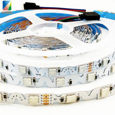 China DC24V 5050 RGB S-Shaped LED Strip 60LEDs/M IP65 for sale