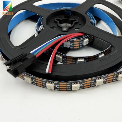 China WS2815 Smart Strip Lights 60 Addressable RGB Pixels Per Meter DC12V Digital 5050 RGB LED Strip Built-In IC for Landscape for sale