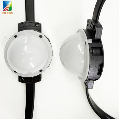 China 50MM 5CM RGBW DC24V Plastic IP68 Christmas Outdoor Facade Building DMX Pixel LED Dot Light for sale