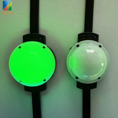 China UCS512 RGB RGBW Plastic LED Pixel Light String 50mm DMX 24V IP68 for Outdoor Christmas Building Exterior Walls for sale