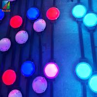China 50MM 5CM RGBW DC24V Plastic IP68 Christmas Outdoor Facade Building DMX Pixel LED Dot Light for sale