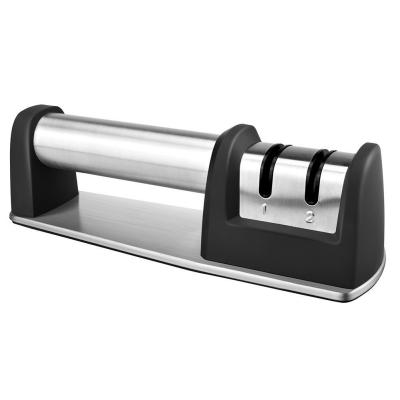 China Portable Stainless Knife Sharpener , Diamond 2 Stage Knife Sharpener 235g 200 * 62 * 64mm for sale