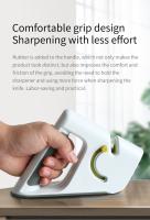 China Ps Plastic Handle Promotional Kitchen Cookware From China Knife Sharpener for serrated blades With Tungsten Steel Blade for sale