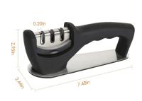 China Professional Portable Ceramic Knife Sharpener Stainless Steel Kitchen Tools for sale