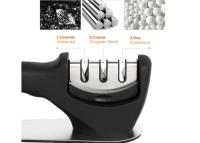 China Professional Portable Ceramic Knife Sharpener Stainless Steel Kitchen Tools for sale