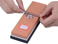 China Double Sided Water Stone Knife Sharpener 600 / 1000 Grit Coarse And Fine Tool for sale