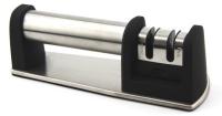 China 2 Stage Kitchen Knife Sharpener With Stainless Steel Base Replace Sharpening Part for sale