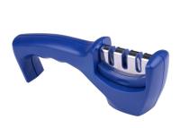 China ABS Plastic 3 Stage Knife Sharpener With Diamond , Ceramic Rod And Tungsten Blade for sale