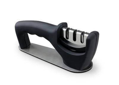 China 3 Stage Household Knife Sharpener Kitchen Accessories 260g 205 * 62 * 73mm for sale