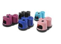 China Double Heart Plastic Knife Sharpener , As Seen On Tv Sharpener For Housewife for sale
