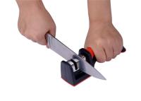 China Knife Accessories Kitchen Knife Sharpener , Hunting Knife Sharpener With TPR Handle for sale