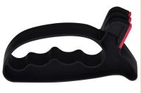 China Black Color PP Outdoor Knife Sharpener With Tungsten Steel Scissor , 36g for sale