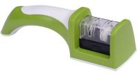 China Ceramic Wheels Household Knife Sharpener With Finger Handle Slot / 