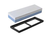 China Water Stone Dual Whetstone Sharpening Stone Flattening 600# 1500# 180*60*27mm for sale