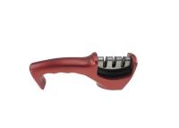 China Utility High Grade Purple 3 Stage Knife Sharpener With Rubber Printing for sale