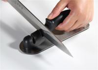 China Manual Tungsten Steel Kitchen Knife Sharpener , 2 Stage Small Knife Sharpener for sale
