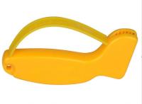China Portable Kitchen Knife Sharpener With Tungsten And ABS Plastic Material for sale