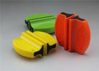 China Customize Outdoor Tungsten Carbide Knife Sharpener With Climbing Hook 42g Size 60*75*25mm for sale