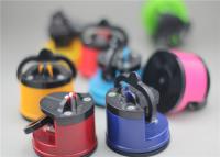 China Pocket Sized Suction Cup Knife Sharpener Kitchen Accessory With Different Color for sale