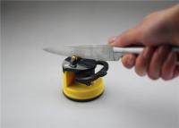 China Pocket Sized Suction Cup Knife Sharpener Kitchen Accessory With Different Color for sale