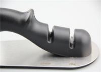 China Precision Stainless Steel Knife Sharpener Black With Non - Slip Steel Bottom for sale
