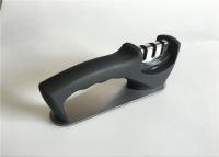 China BSCI Approved Portable Cooks Knife Sharpener Three V - Shaped Grooves Design for sale
