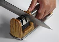 China Household Handle Knife Sharpener Stainless Steel Kitchen Accessories 200 * 62 * 64mm for sale