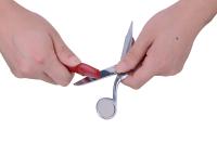 China Multi Tungsten Carbide Knife Sharpener Handy Sharp Blister Card Packing 125*22*15mm for sale