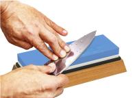 China Non Slip 1000 6000 Grit Double Sided Sharpening Stone With Bamboo Base And Bonus Angle Guide for sale