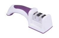 China Asian Hand Held Edge Grip 2 Stage Kitchen Knife Sharpener For Stainless Steel Knives for sale