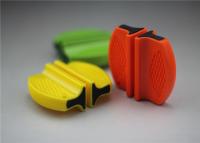 China Mini Size Outdoor Knife Sharpener With Tungsten Blade And Ceramic Rod for sale