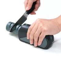 China E02 Electric Knife Sharpener  USB Rechargeable Durable Ceramic Grinding Wheels Household Sharpening Tool for All Knives for sale