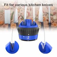 China Mini Two Stage Kitchen Knife Sharpener With Suction Pad for sale