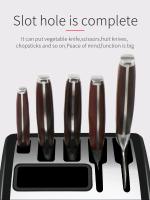 China Modern Knife Storage Block with Bristles Perfect for Home Restaurant/ Bamsira_BSCI,FSC for sale
