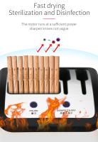 China Modern Knife Storage Block with Bristles Perfect for Home Restaurant/ Bamsira_BSCI,FSC for sale