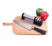 China Easy Manual Ceramic And Tungsten Premium Quality Stainless Steel Knife Sharpener For Dull Straight And Serrated Knives for sale