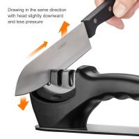 China Kitchen Knife Set Knife Sharpener Ceramic Knives 3 Stages Kitchen Gadget for sale