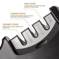China Kitchen Knife Set Knife Sharpener Ceramic Knives 3 Stages Kitchen Gadget for sale