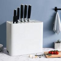 China Kitchen Dry UV Disinfecting Electric Knife Holder Block With Sharpener for sale