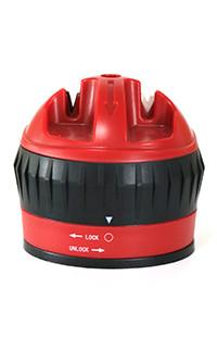 China One Hand Done Suction Knife Sharpener ABS Plastic With Non Slip Cup for sale