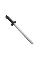 China Classic Honing Carbon Steel Knife Sharpening Rod For Master Chef 10 Inch for sale