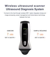 China Yonker Pocket Veterinary Ultrasound Scanner Portable Handheld WiFi Color Wireless Ultrasound Probe Vet for Animal Cat Pet Dog for sale