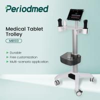 China Yonker High Quality Medical Tablet Trolley Hospital Portable Ultrasound Trolley Cart Medical Trolley Stand for sale