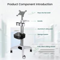 China Yonker Medical Trolley Cart Hospital Tablet Medical Trolley Medical Ultrasound Trolley Cart for sale