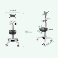 China Yonker Medical Trolley Cart Hospital Tablet Medical Trolley Medical Ultrasound Trolley Cart for sale