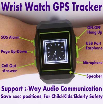 China GPS301 Child Kids Safety Watch Mobile Phone LBS GPS Tracker W/ SOS & 2-Way Communication for sale
