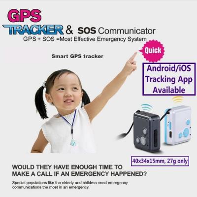 China V16 Mini GSM GPS Tracker+Child Kids Elderly SOS Button Alarm Transmitter W/ Inbuilt Microphone & Speaker for 2-Way Talk for sale