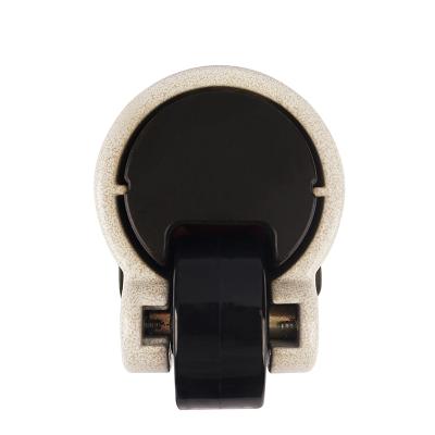 China MC NYLON Industrial Casters Swivel Lock Caster Mute Wheel Heavy Duty Rubber Casters With Brake for sale